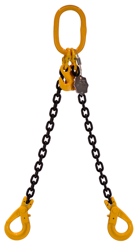 7MM - 2 Leg Chain Sling - SWL 2.12T – Webbing Slings UK